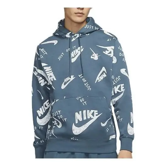 Nike Club Pullover - Graygreen