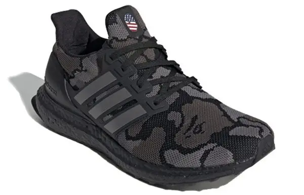Adidas X Bape Ultraboost 4.0 Camo Sneakers - Black