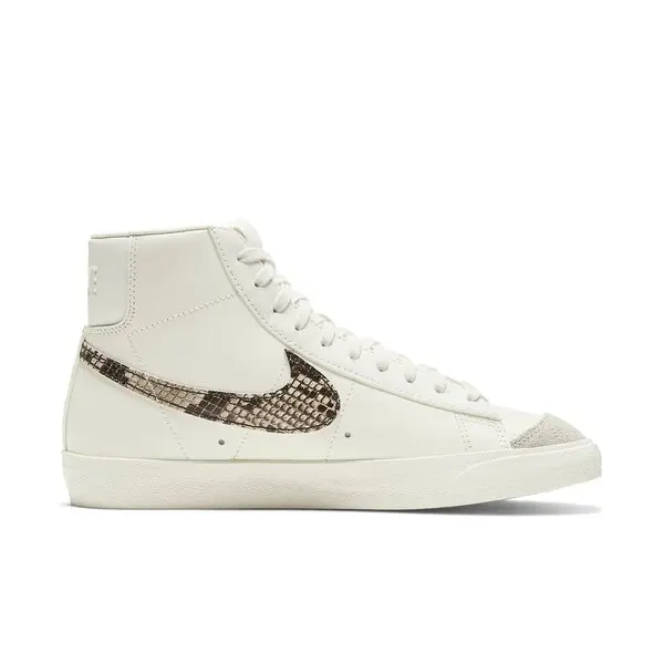 Nike Blazer Mid '77 Se Snakeskin High Top Sneakers - White