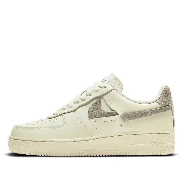 Nike Force 1 Lxx "sea Glass Python" Lace-up Sneakers - White