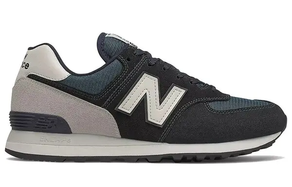 NEW BALANCE 574 "eclipse" Sneakers - Black/blue/white