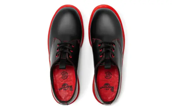 Dr. Martens X Clot 1461 Lace-up Shoes - Black/red
