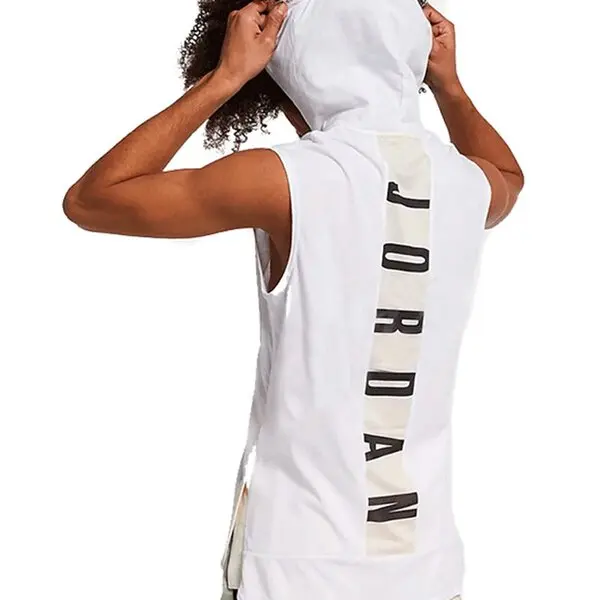 JORDAN Air Dri-fit Back Alphabet Printing Hooded Vest