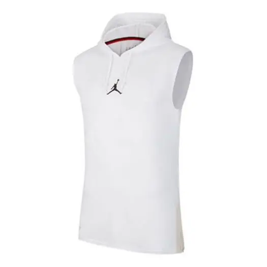 JORDAN Air Dri-fit Hooded Vest - White