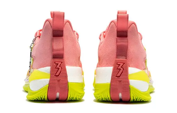 361 DEGREES Big3 3.0 Pro Sneakers - Pink/green