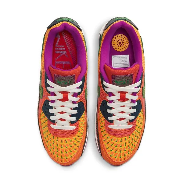 Nike Max 90 'da De Muertos - Orange