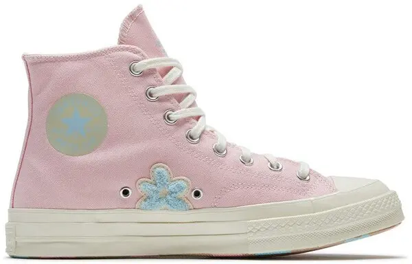 CONVERSE Golf Le Fleur X Chuck 70 Chenille "almond Blossom" High Top Sneakers