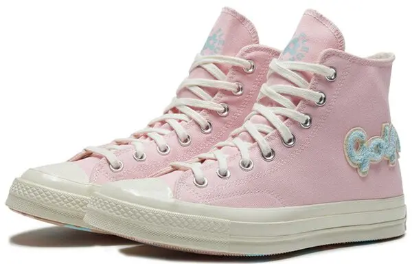 CONVERSE Golf Le Fleur X Chuck 70 Chenille "almond Blossom" High Top Sneakers