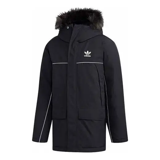 Adidas Originals Hooded Long Sleeve Down Jacket - Default Color
