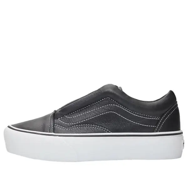 VANS Karl Lagerfeld X Old Skool Platform Sneakers - Black/grey