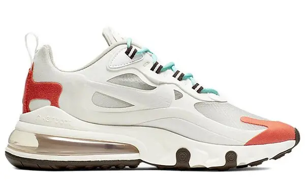 Nike Max 270 React 'mid-century' Sneakers - Creamwhite/red