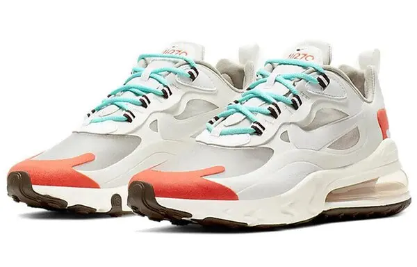 Nike Max 270 React 'mid-century' Sneakers - Creamwhite/red