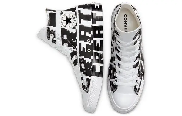 CONVERSE Chuck Taylor All Star High Top "create Future" Sneakers - White/black