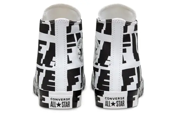 CONVERSE Chuck Taylor All Star High Top "create Future" Sneakers - White/black
