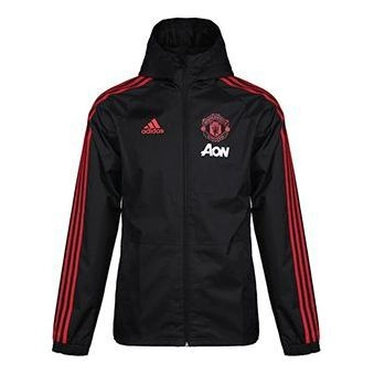 Adidas Manchester United Football Sports Jacket - Black