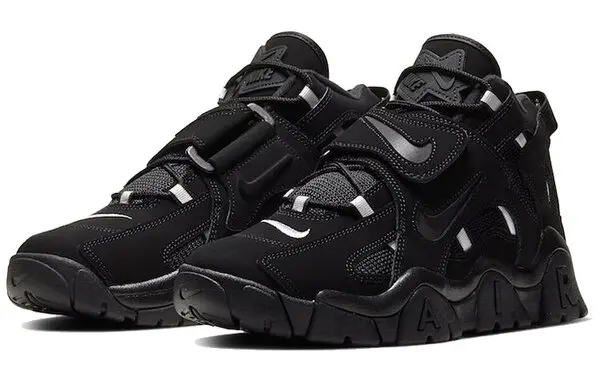 Nike Barrage Mid Sneakers - Black