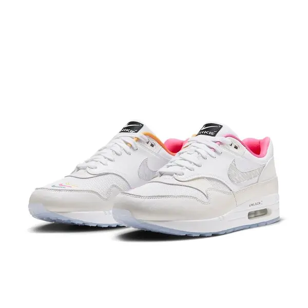 Nike Max 1 "unlock Your Space" Sneakers - White/red/grey