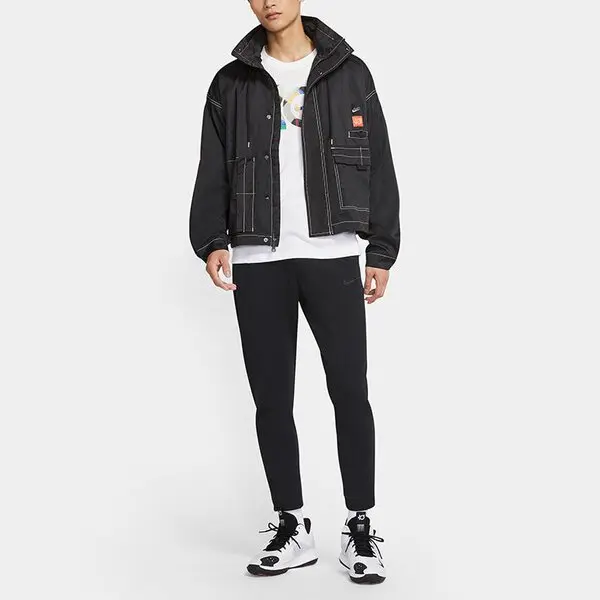 Nike Kd Swoosh Embroidered Woven Basketball Jacket Asia Edition