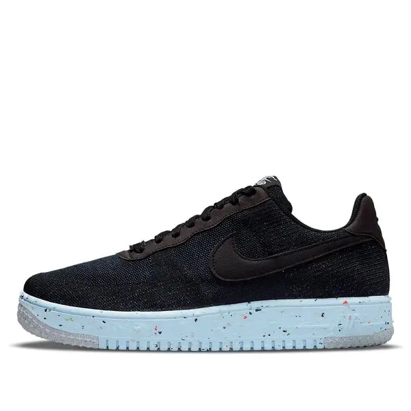 Nike Force 1 Crater Flyknit - Black/black-chambray Blue