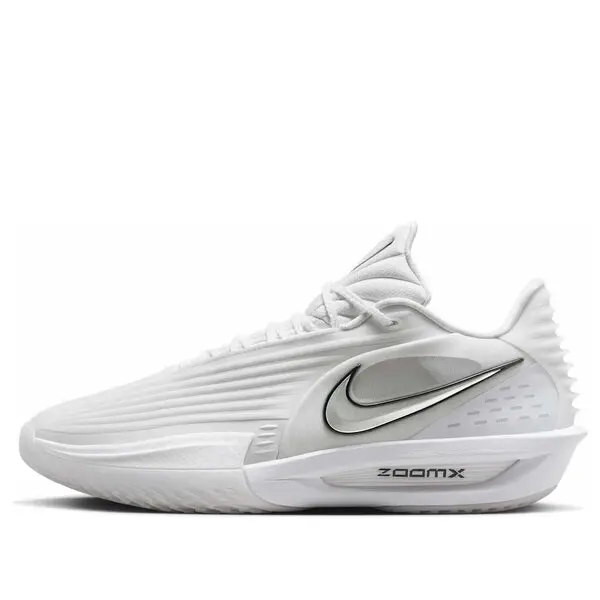 Nike Zoom Gt Cut 3 Turbo 'white Metallic Silver - White/metallic Silver
