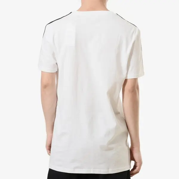 Adidas Neo Sw Tee 5 Reflective Black Printing Round Neck Short Sleeve - White