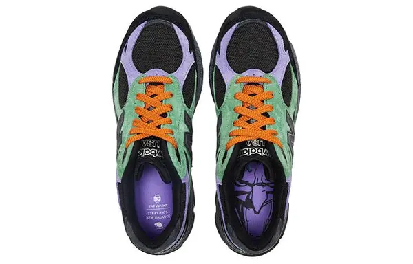 NEW BALANCE X Stray Rats 990v3 Made In Usa "the Joker" Sneakers - Black