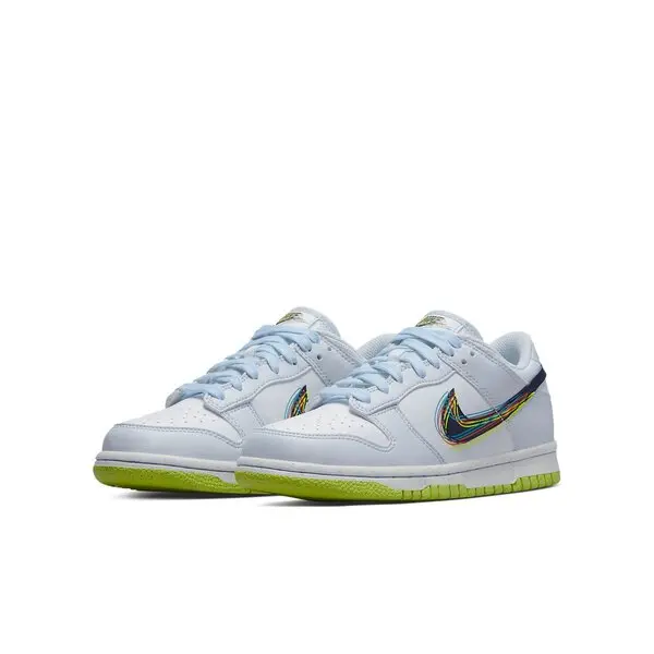 Nike Dunk Low "3d Swoosh" Lace-up Sneakers