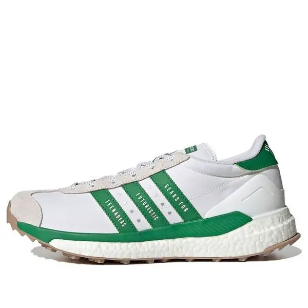 Adidas Human Made X Country 'gears For Futuristic Teenagers White Green - White/green