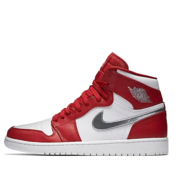 JORDAN 1 Retro High Og "silver Medal - Gym Red/mtllc Slvr-white