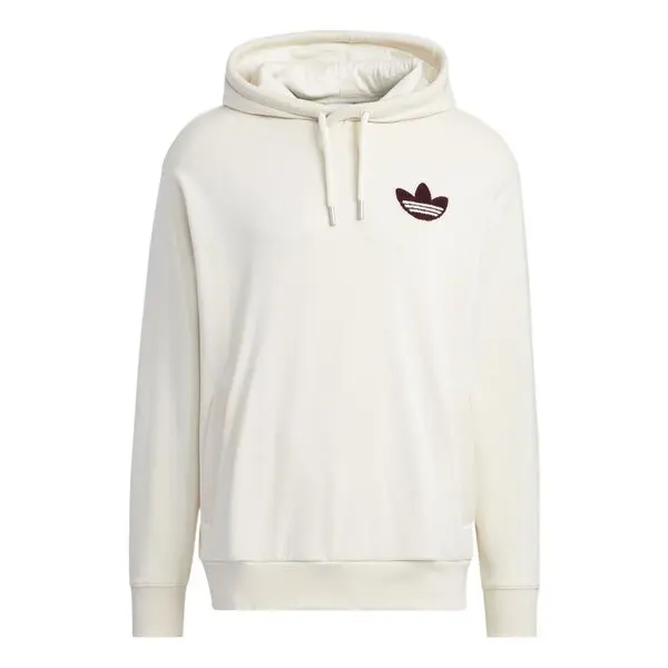 Adidas Anti-university Hoodie With Graphic Detail - White