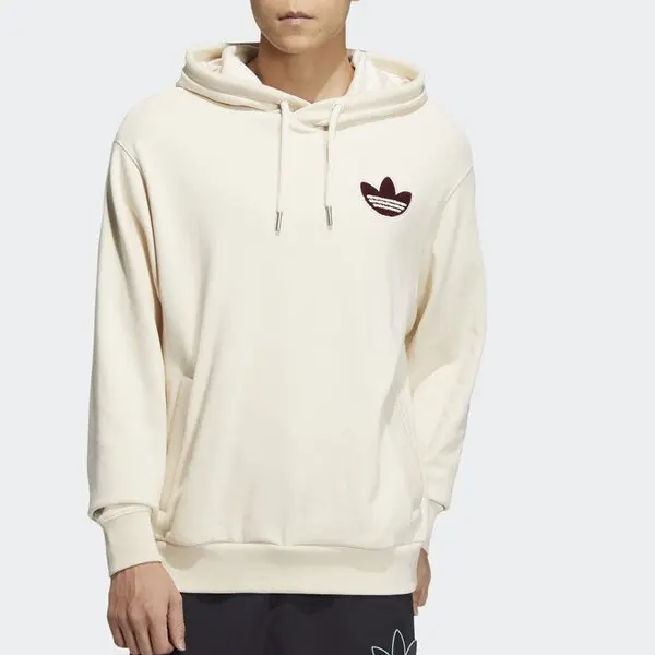 Adidas Anti-university Hoodie With Graphic Detail - White