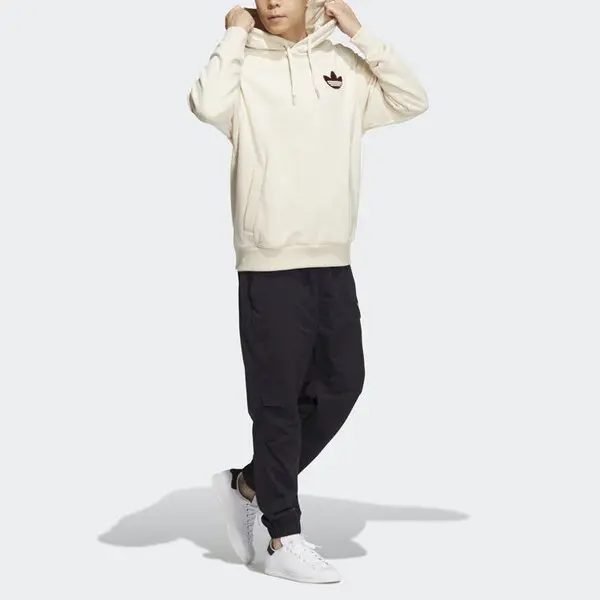 Adidas Anti-university Hoodie With Graphic Detail - White