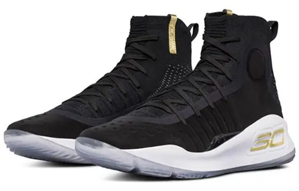 Under Armour Curry 4 "more Dimes" High Top Sneakers - Black