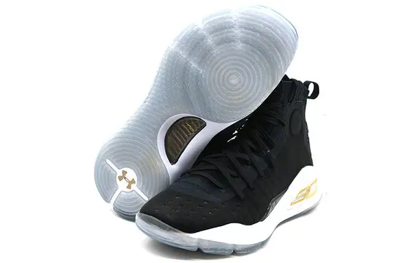 Under Armour Curry 4 "more Dimes" High Top Sneakers - Black