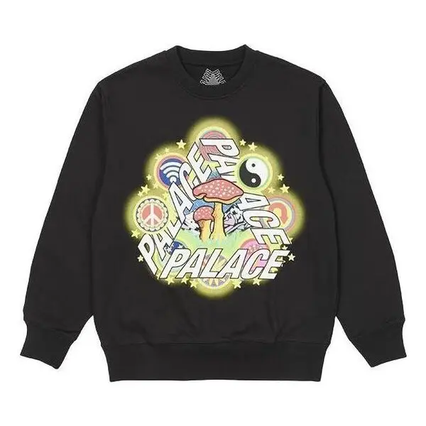 PALACE Bun 5g Crew P23cw033 - Black