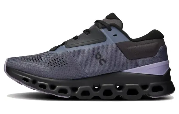 On Cloudstratus 3 Athletic Shoe - Gold/grey/purple