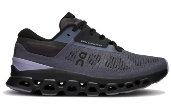 On Cloudstratus 3 Athletic Shoe - Gold/grey/purple