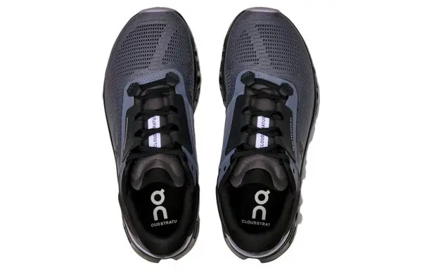On Cloudstratus 3 Athletic Shoe - Gold/grey/purple