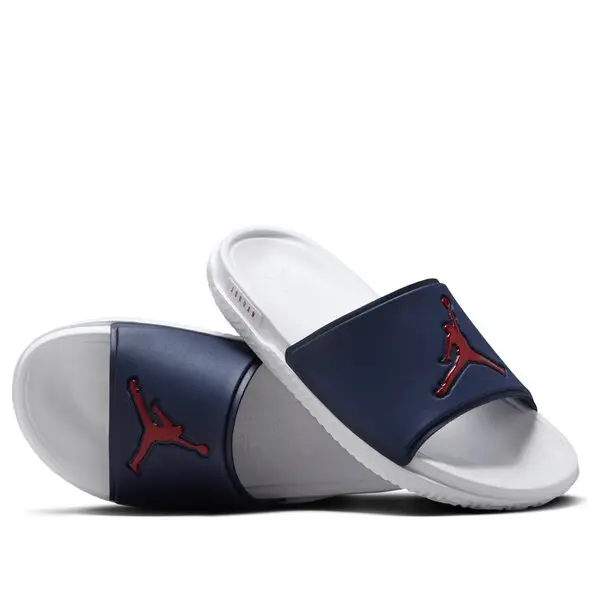JORDAN Air Jumpman Slide - Navy/white/red