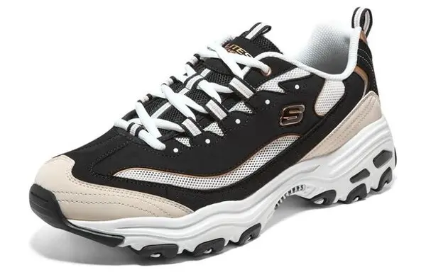 Sketchers Dlites 1.0 Sneakers - Black/white/brown