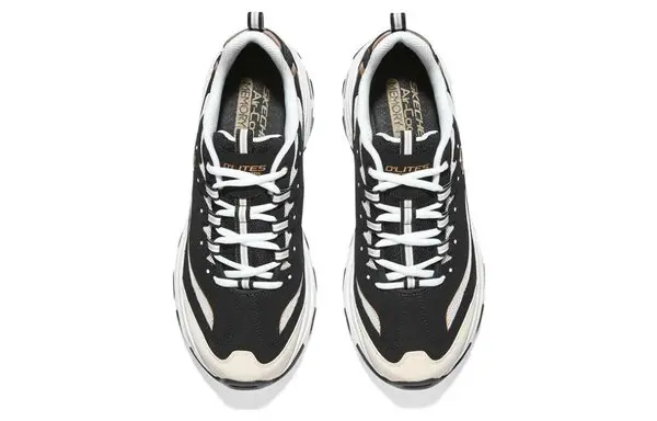 Sketchers Dlites 1.0 Sneakers - Black/white/brown