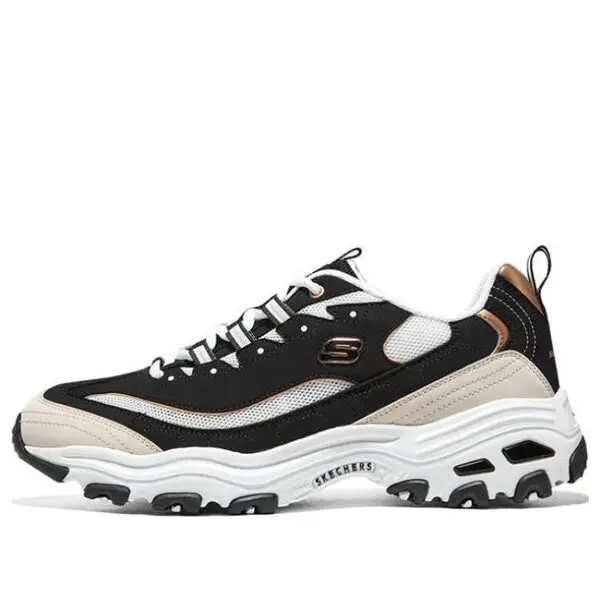 Sketchers Dlites 1.0 Sneakers - Black/white/brown