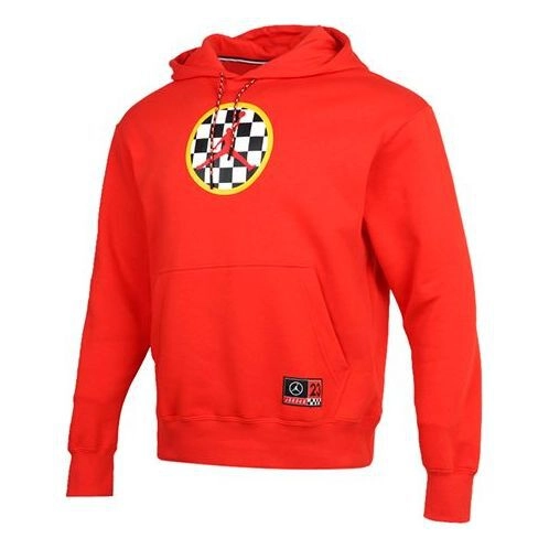 JORDAN Sport Dna Logo Printing Fleece Pullover - Red