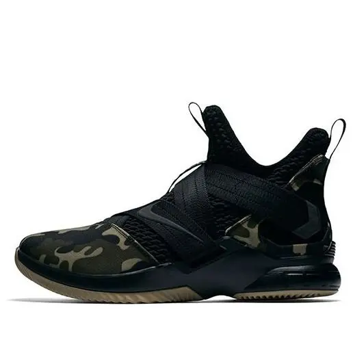 Nike Lebron Soldier 12 Sfg Ep Athletic Sneakers - Black/hazel Rush