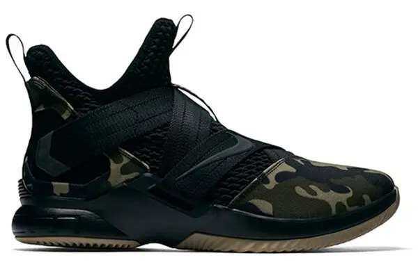 Nike Lebron Soldier 12 Sfg Ep Athletic Sneakers - Black/hazel Rush