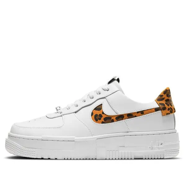 Nike Force 1 Pixel Se Leopard Print Sneakers - White