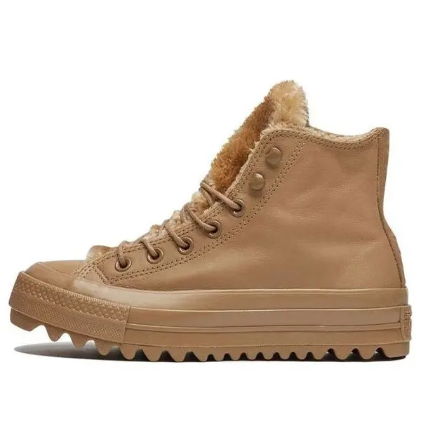 CONVERSE Chuck Taylor All Star Lift Ripple High Top Sneakers - Brown