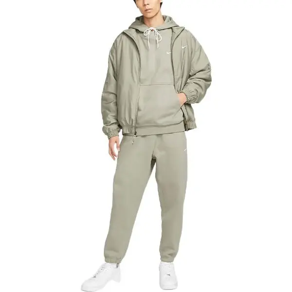 Nike Logo Embroidered Fleece Lined Hoodie