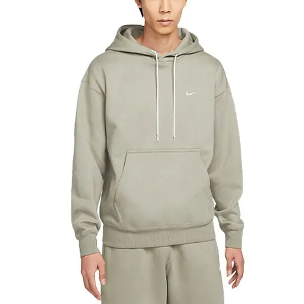 Nike Logo Embroidered Fleece Lined Hoodie - Multi-color