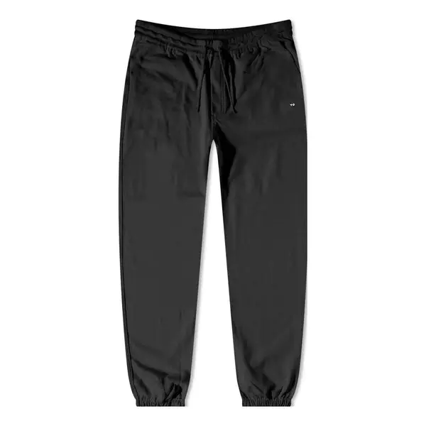 Adidas Y-3 Organic Cotton Terry Cuff Straight Pants - Black